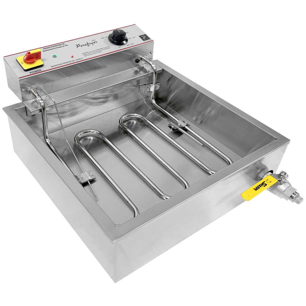 Paragon 9125 ParaFryer 25 lb. Shallow Pan Manual Funnel Cake Fryer ...