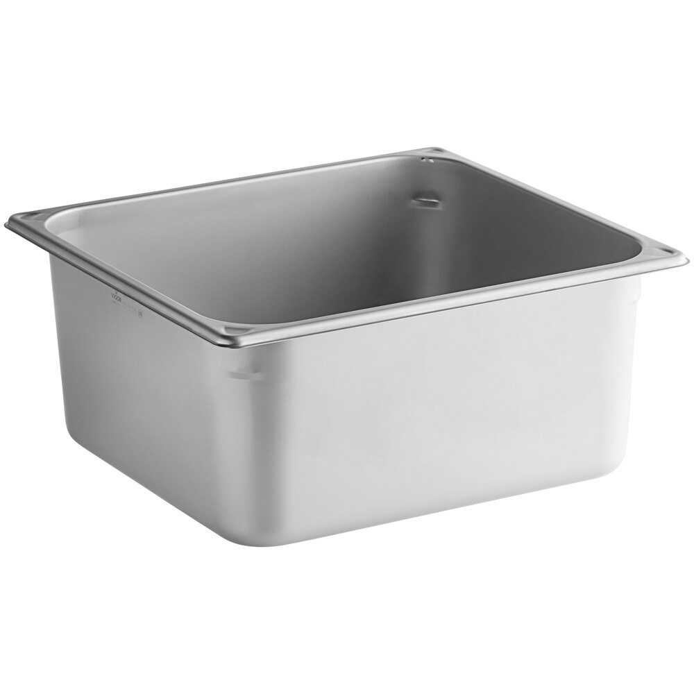 Vigor 2/3 Size 6" Deep Anti-Jam Stainless Steel Steam Table / Hotel Pan ...