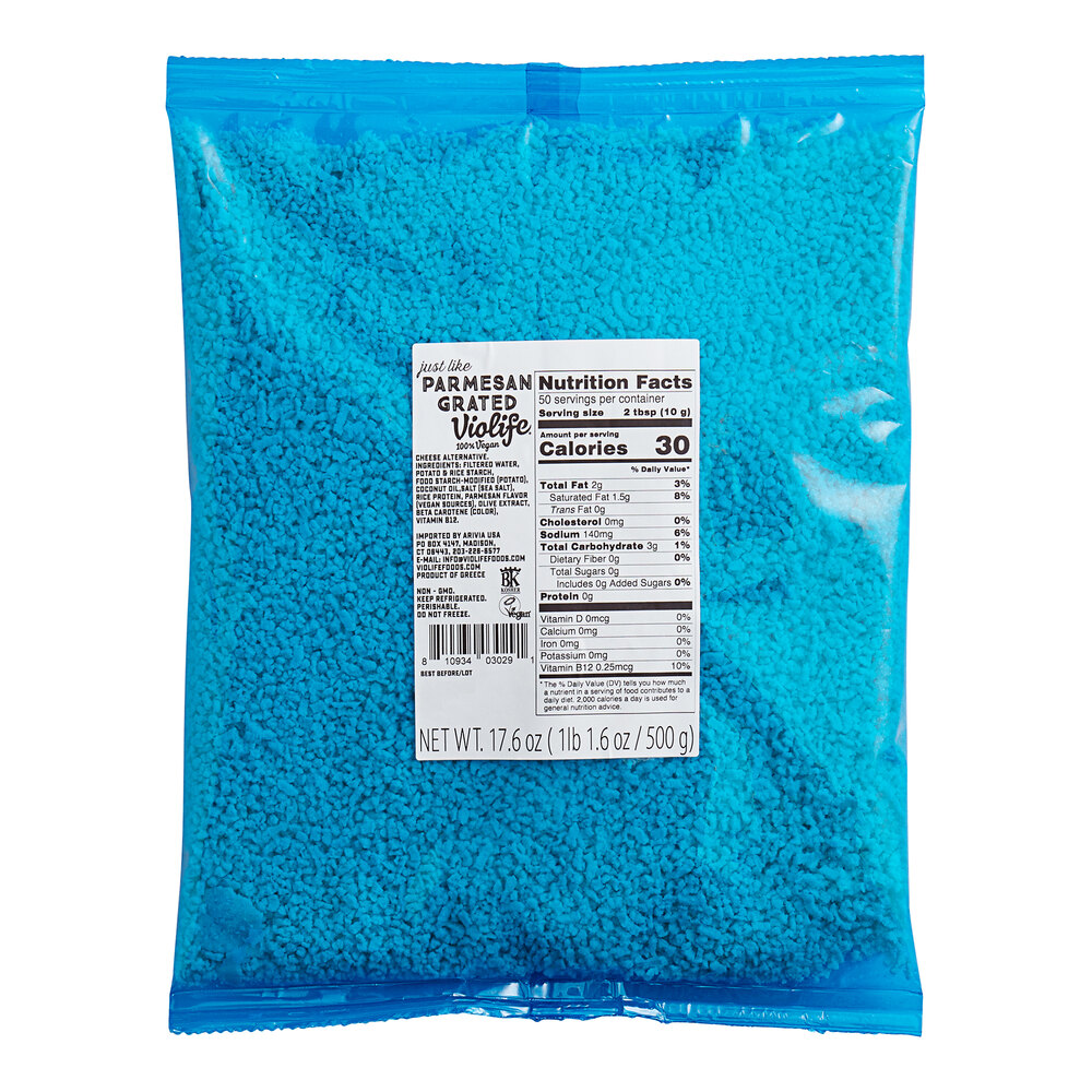 Violife Parmesan Vegan Cheese (Grated, 1.1 lb) - 10/Case
