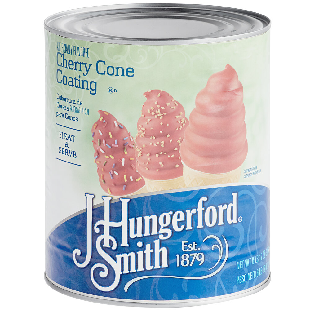 J. Hungerford Smith Cherry Cone Shell Coating #10 Can - 3/Case