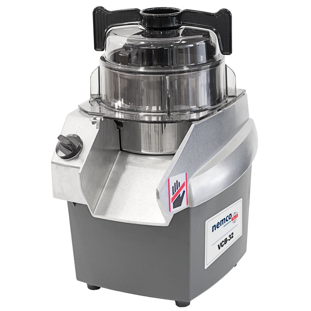 Nemco VCB-32 2-Speed 3 Qt. Stainless Steel Batch Bowl Food Processor ...