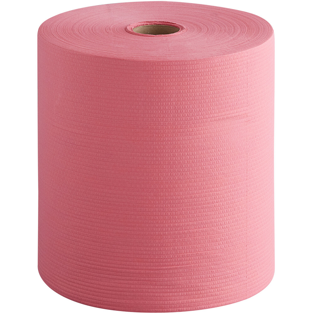 WypAll® X80 12 3/8" x 13 3/8" Red Wiper 41055 - 475/Roll