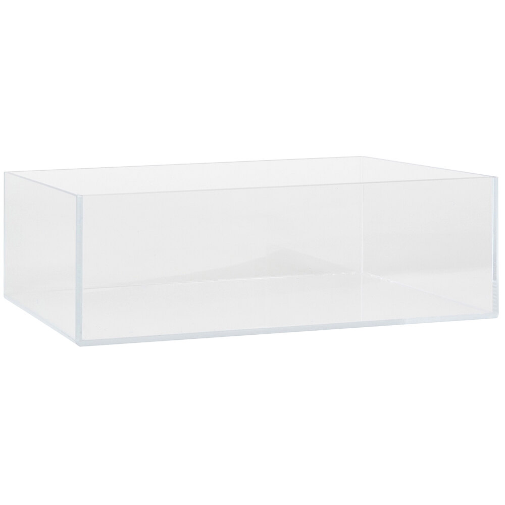 Cal-Mil Modular 12" x 12" x 4" Clear Acrylic Display Box 22317-4-12