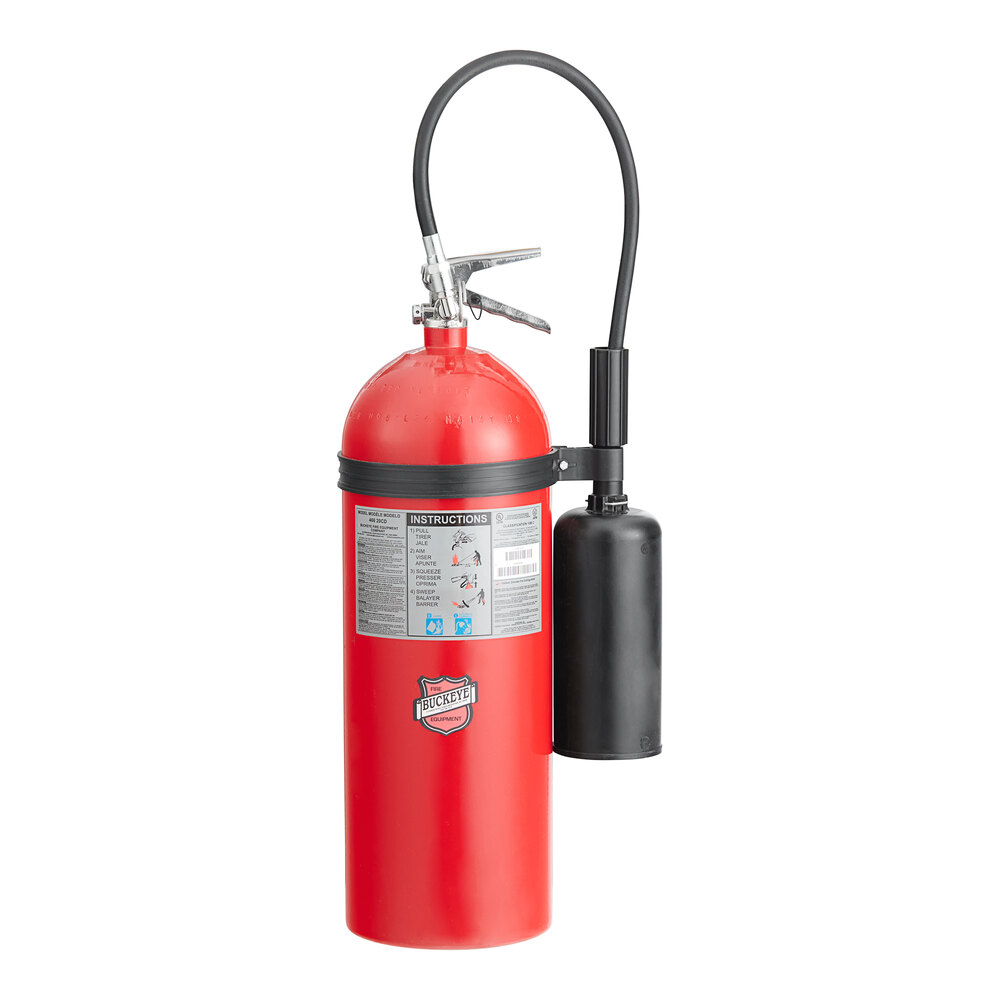 Buckeye 20 lb. Carbon Dioxide BC Fire Extinguisher - Rechargeable ...