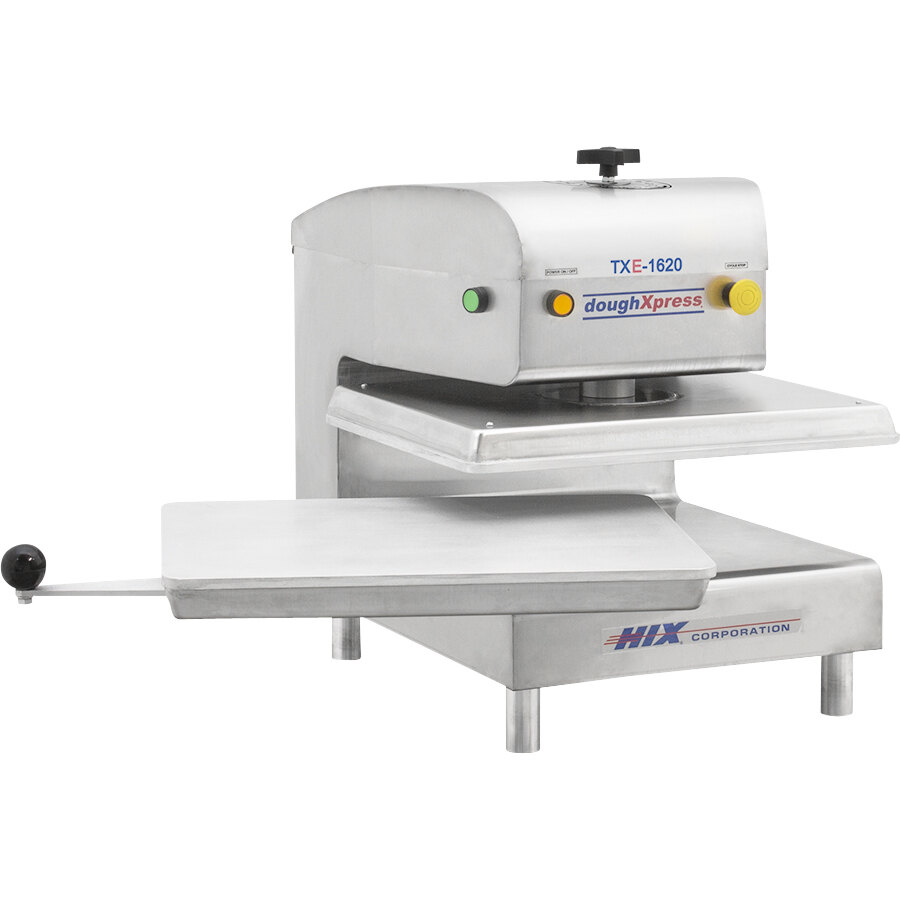 DoughXpress TXE-1620 16" x 20" Dual-Heat Electromechanical Stainless ...