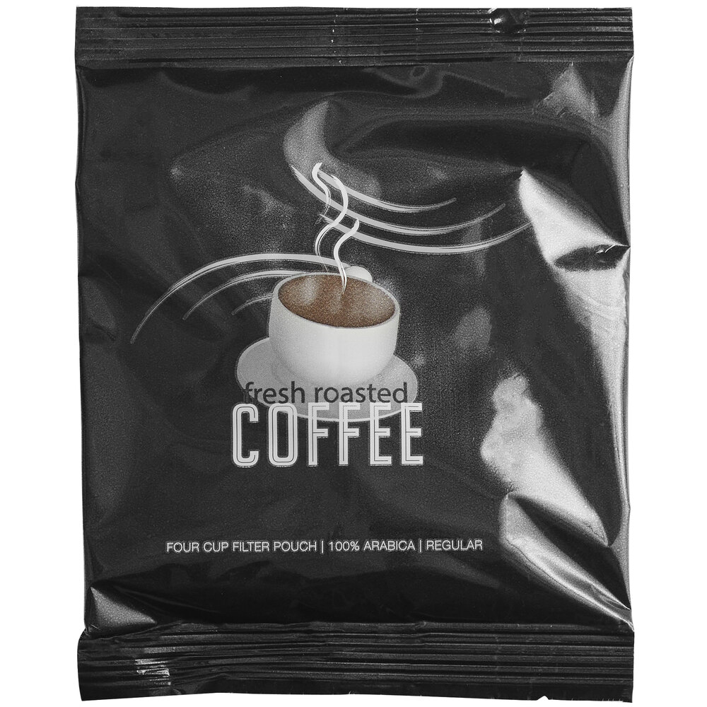 Regular Room Service Coffee Filter Pack 4-Cup - 200/Case