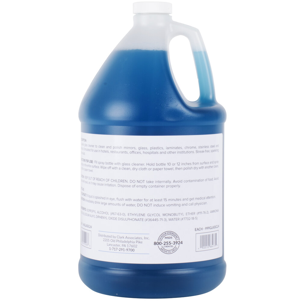 Advantage Chemicals 1 gallon / 128 oz. Ready-to-Use Glass Cleaner - 4/Case