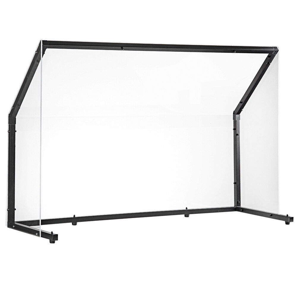 TableCraft Clear Acrylic Collapsible Safety Shield for Cold Wells with ...