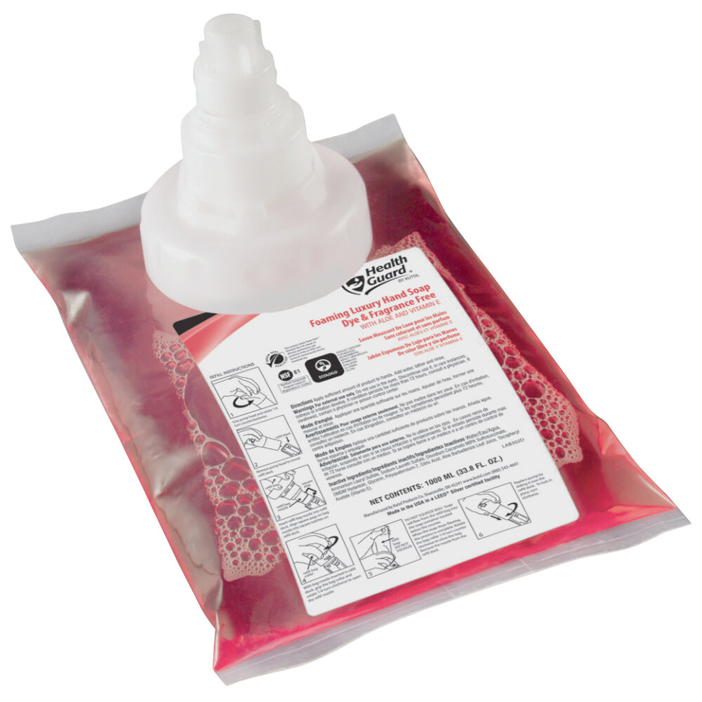 Kutol 64431 Health Guard 1000 mL Hand Soap Bag - 4/Case