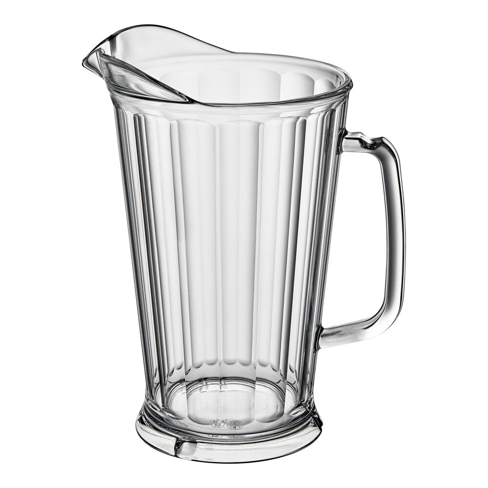 Cambro P64CW135 Camwear® 64 oz. Clear Customizable Plastic Pitcher