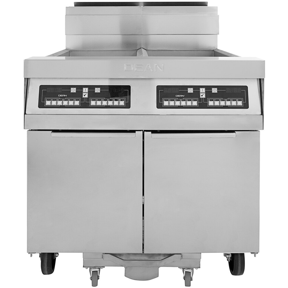 Dean by Frymaster PowerRunner 2FPRG50T 2 Unit Liquid Propane Floor ...