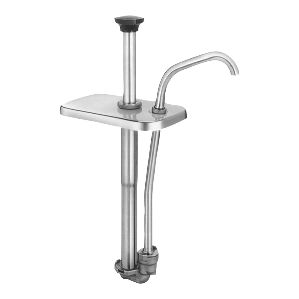 Server 1.25 oz. Stainless Steel Fountainette Pump with Lid for Standard ...