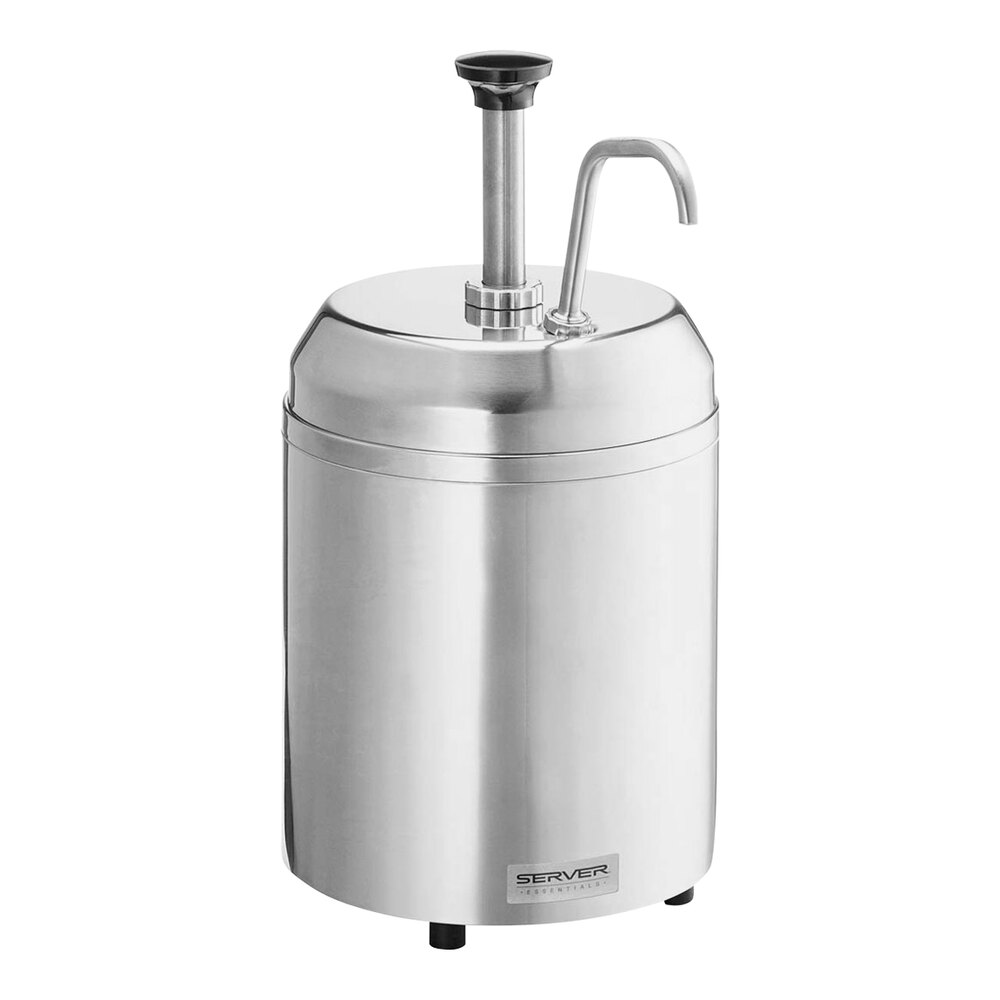 Server 3 Qt. Insulated Stainless Steel Chilled Thick Condiment ...