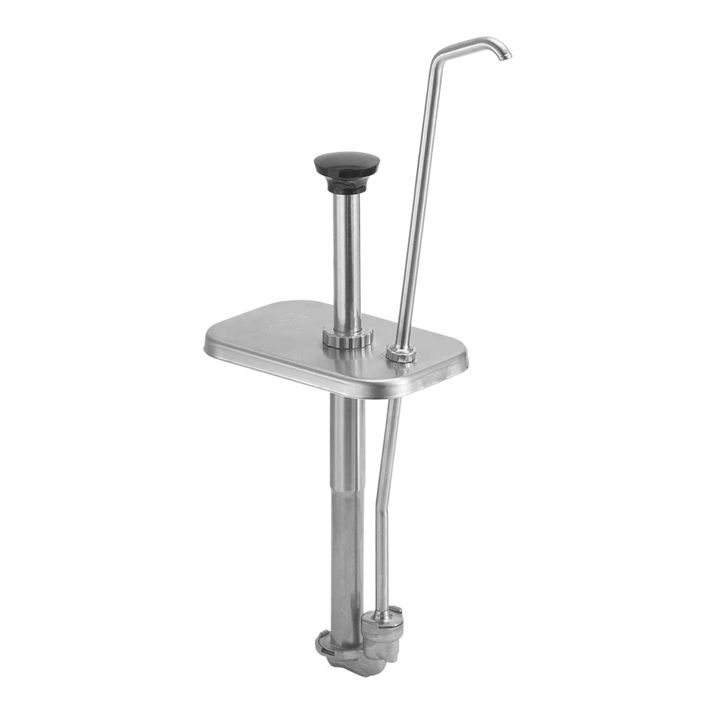 Server 1.25 oz. Stainless Steel Tall Angled Spout Fountainette Pump ...
