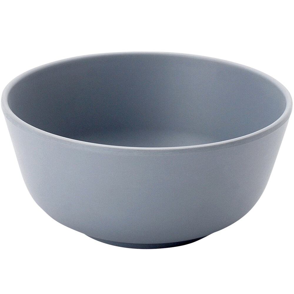 Bon Chef Matte Slate 10 oz. Melamine Bowl