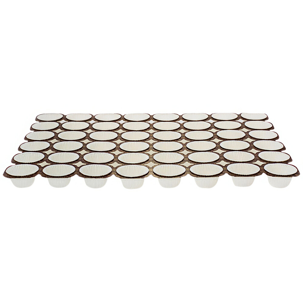 Novacart 48 Cup 1 oz. Paper Muffin Tray - 100/Case