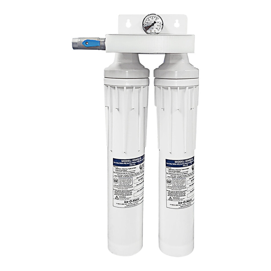 Ice-O-Matic IFQ2XL Dual Cartridge Ice Machine Water Filtration System ...