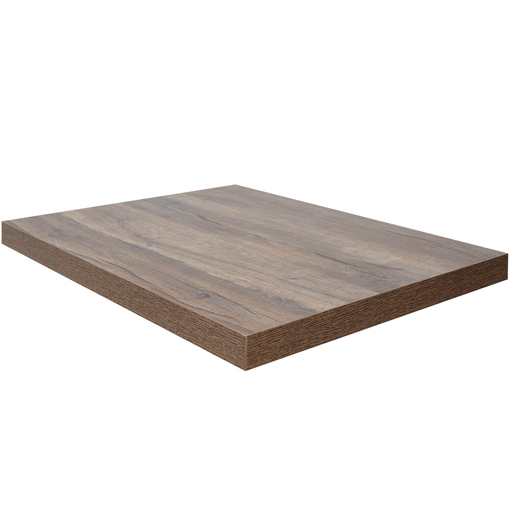 BFM Seating Relic 30" x 72" Knotty Pine Rectangular 2" Thick Table Top