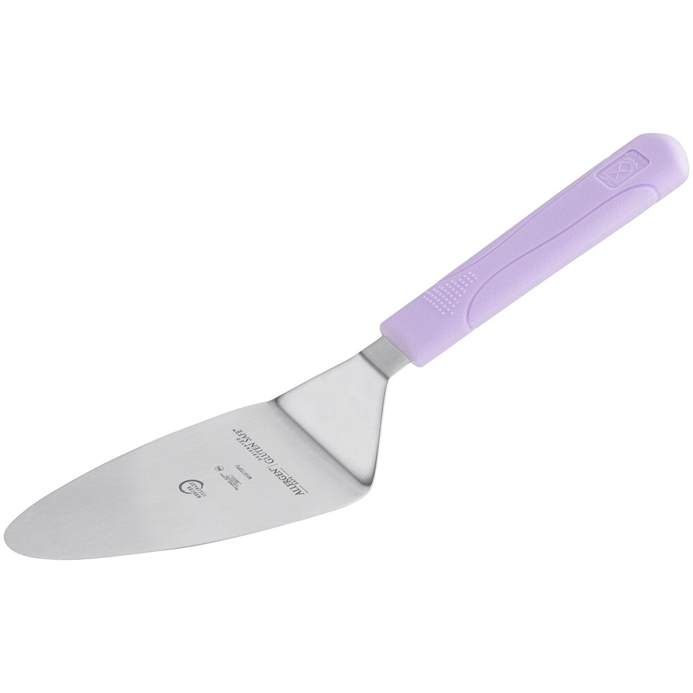 Mercer Culinary Millennia® 11" Pie Server with Purple Polypropylene ...