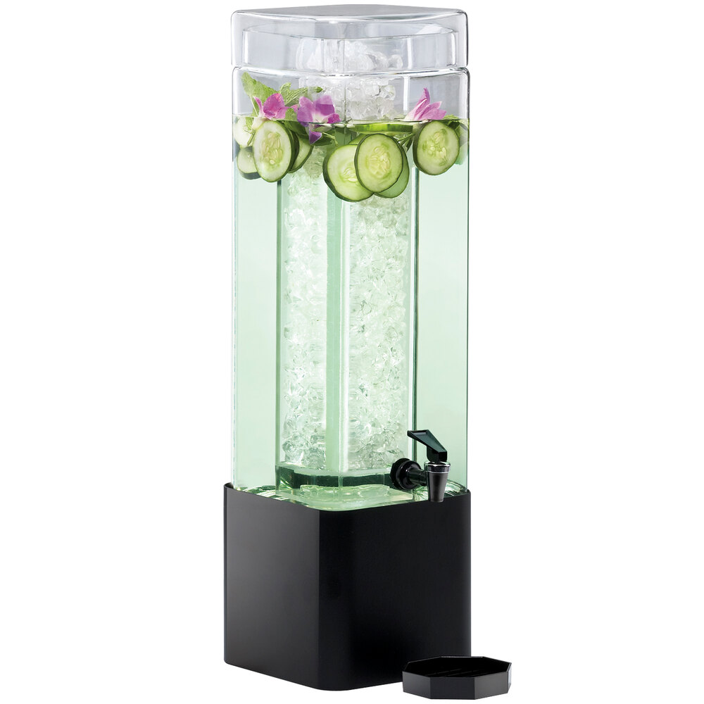 Cal-Mil 1112-3A-13 Mission 3 Gallon Square Acrylic Beverage Dispenser ...