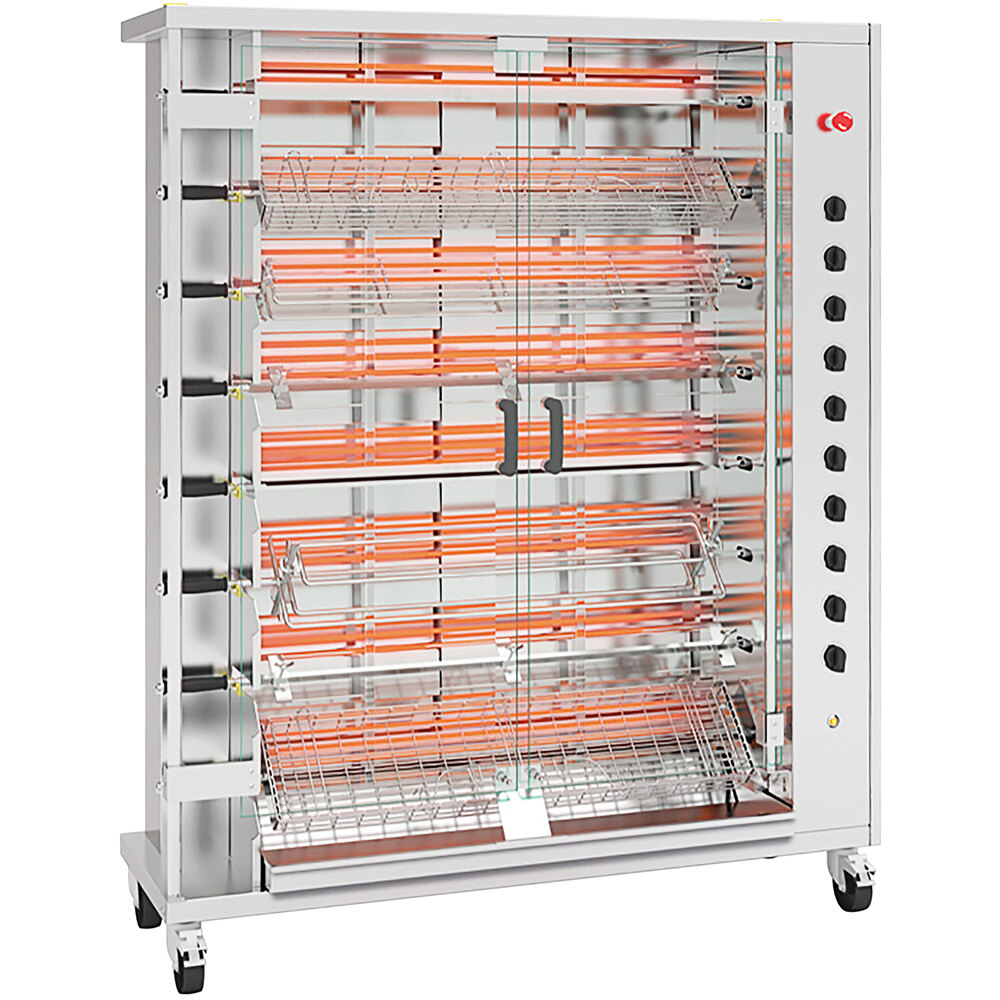 Rotisol-France FauxFlame FF1425-8E-SS Stainless Steel Electric ...