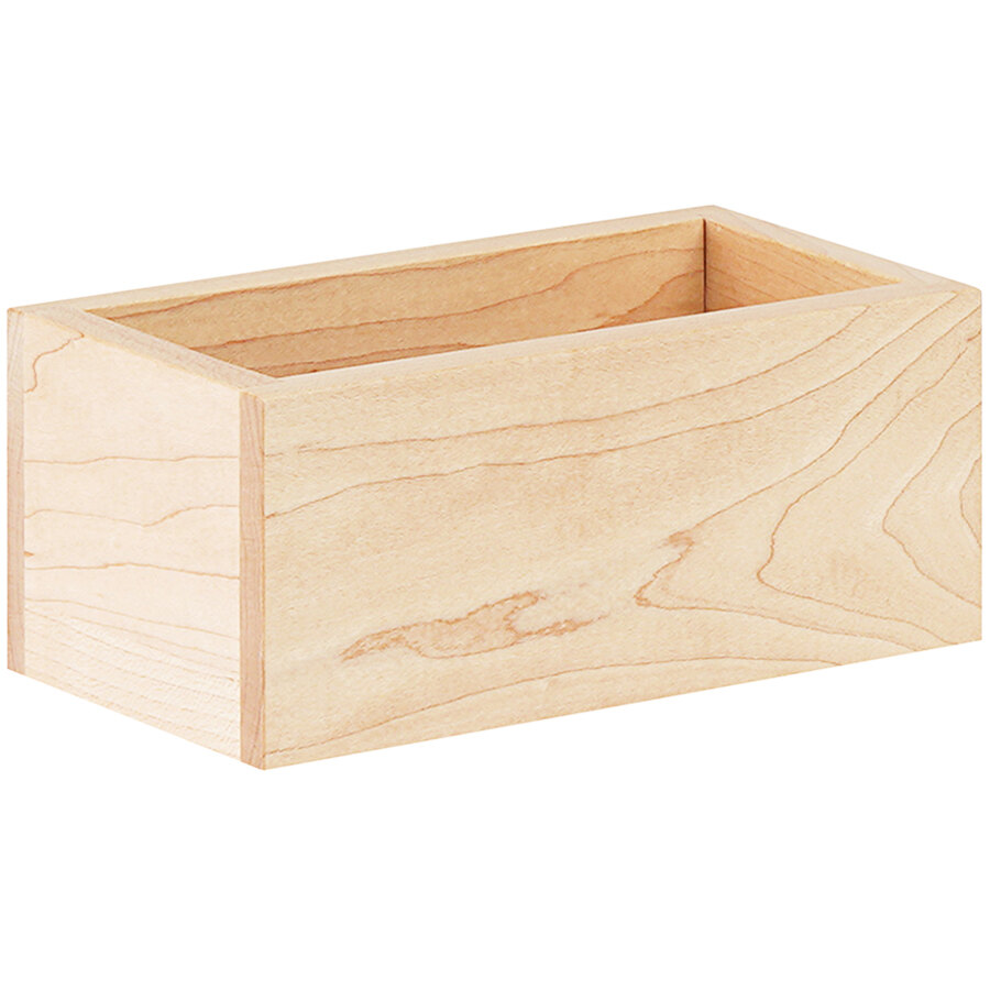 Cal-Mil Blonde 6" x 3" x 2" Maple Wood Merchandiser Box