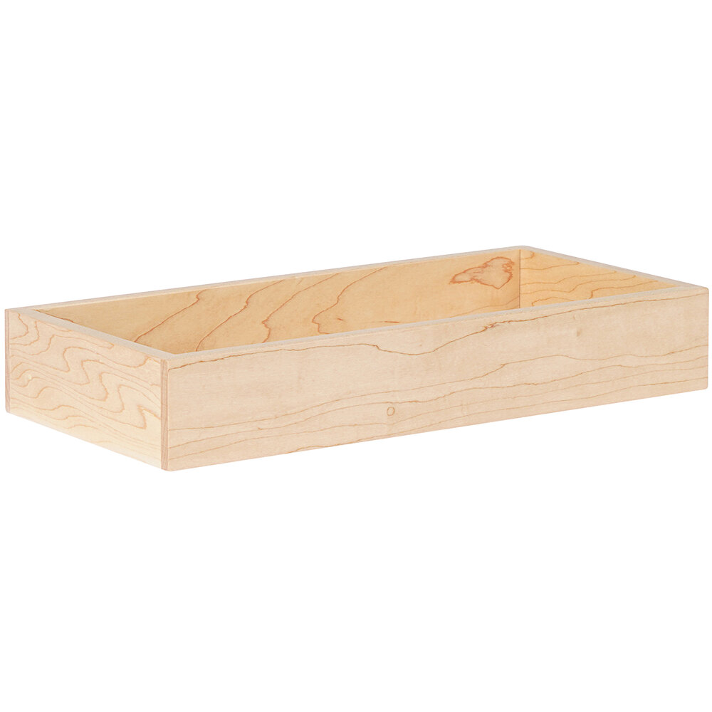Cal-Mil Blonde 6" x 9" x 2" Maple Wood Merchandiser Box