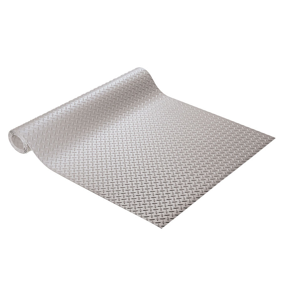 Cactus Mat 1051R-E4R Diamond Plate 4' Wide Anti-Slip Gray Vinyl ...