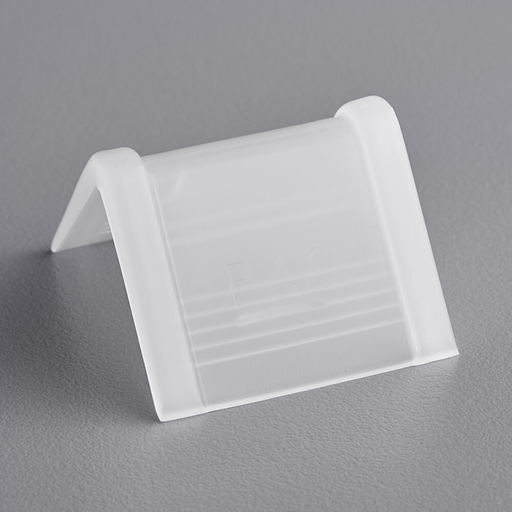 PAC Strapping Products 1" x 1 3/8" White Plastic Edge Protector for ...