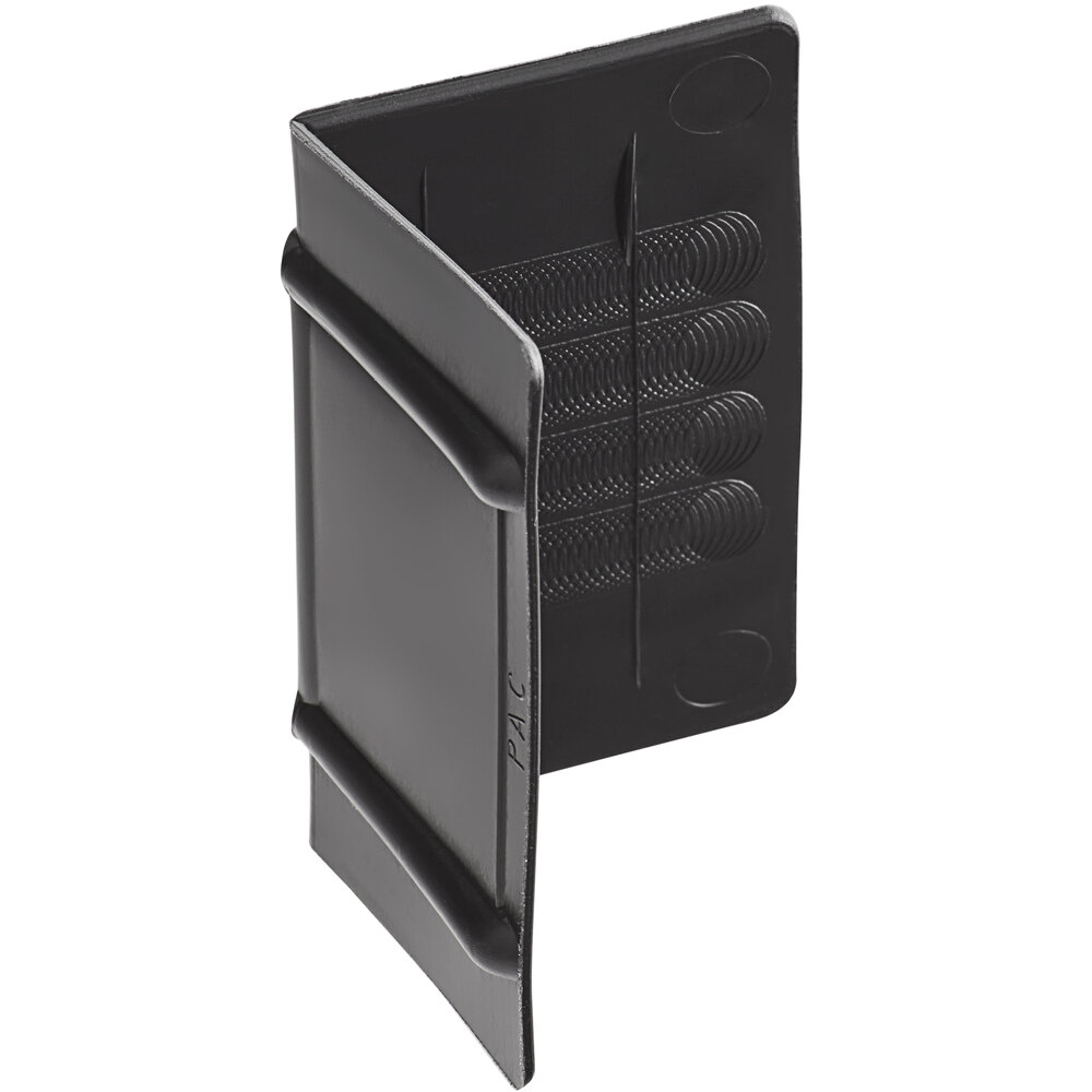 PAC Strapping Products 1 3/4" x 2 1/2" Black Plastic Strapping Edge ...