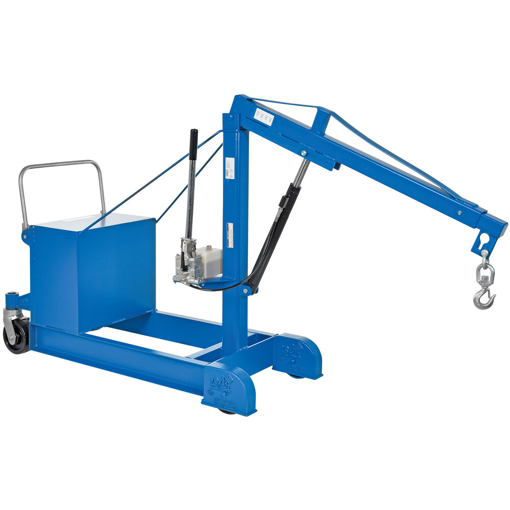 Vestil CBFC-500 Mobile Counter-Balanced Telescoping Floor Crane with 90 ...
