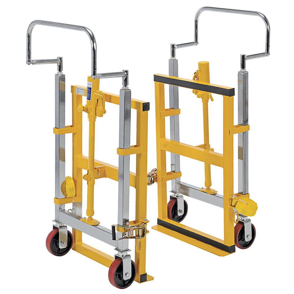 Vestil 4,000 lb. 2-Piece Yellow Steel Machinery / Vending Machine ...