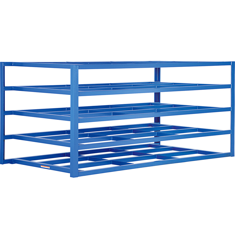 Vestil SHEET-R-57 102 3/4" x 54 1/2" x 48" 5-Shelf Horizontal Steel ...