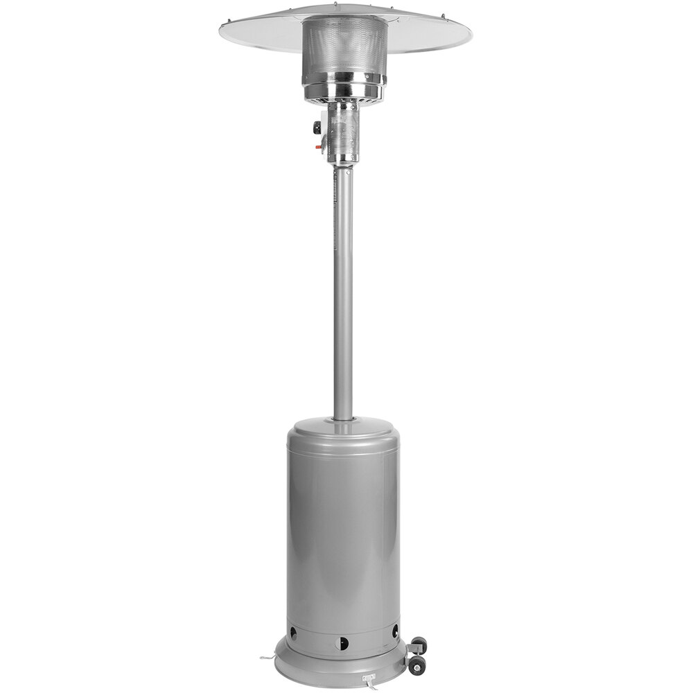 Flash Furniture Silver Outdoor Patio Heater NAN-HSS-AGH-SL-GG - 40,000 BTU