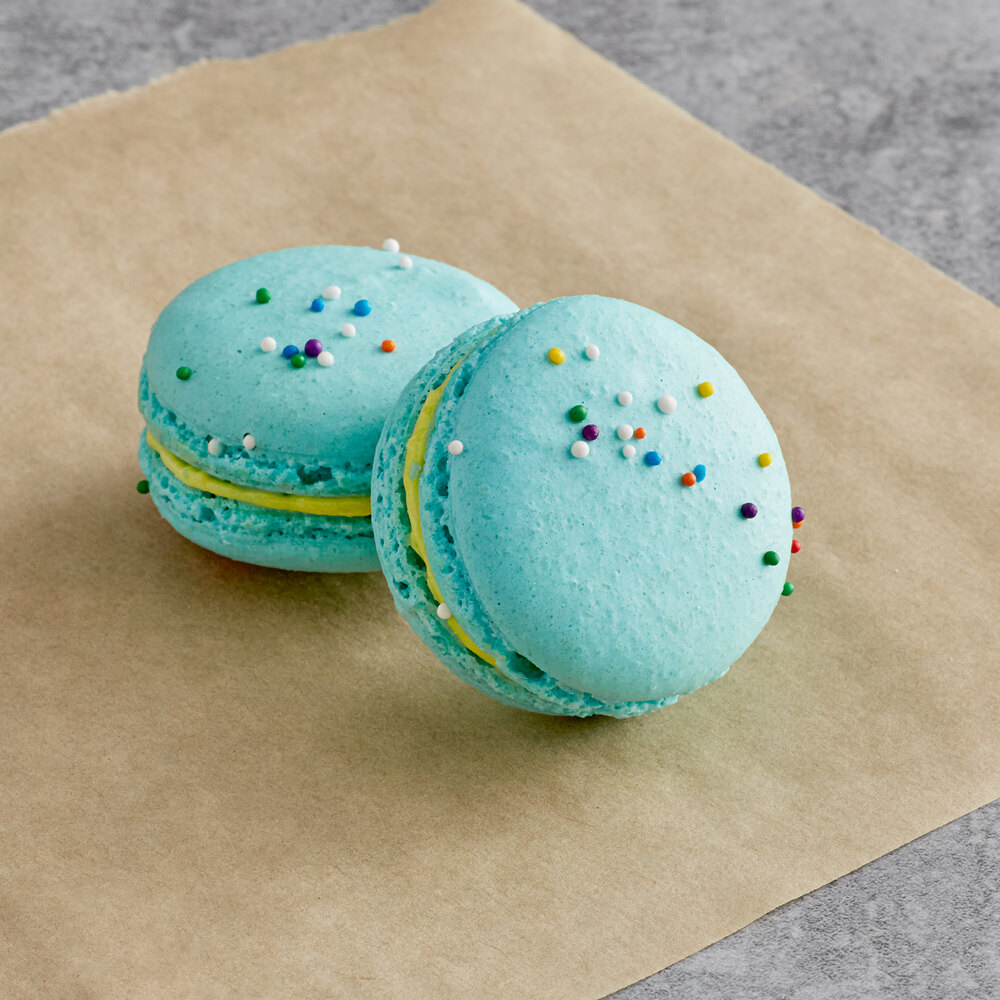 Macaron Centrale Blue Rainbow Macaron - 50/Case