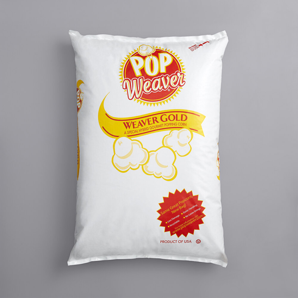 Pop Weaver Gold Butterfly Popcorn Kernels 50 lb.