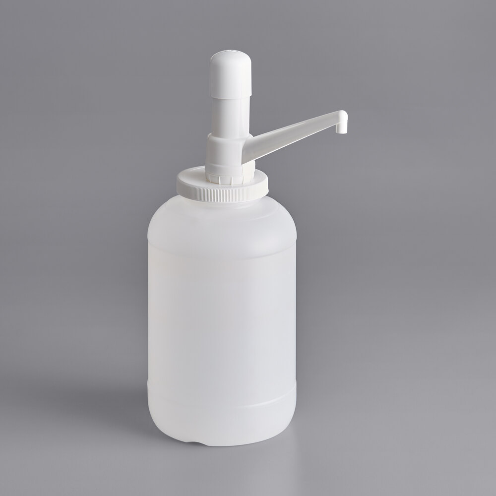 Choice Condiment Pump Kit with 1 oz. Fixed Nozzle Plastic Pump and 1 ...
