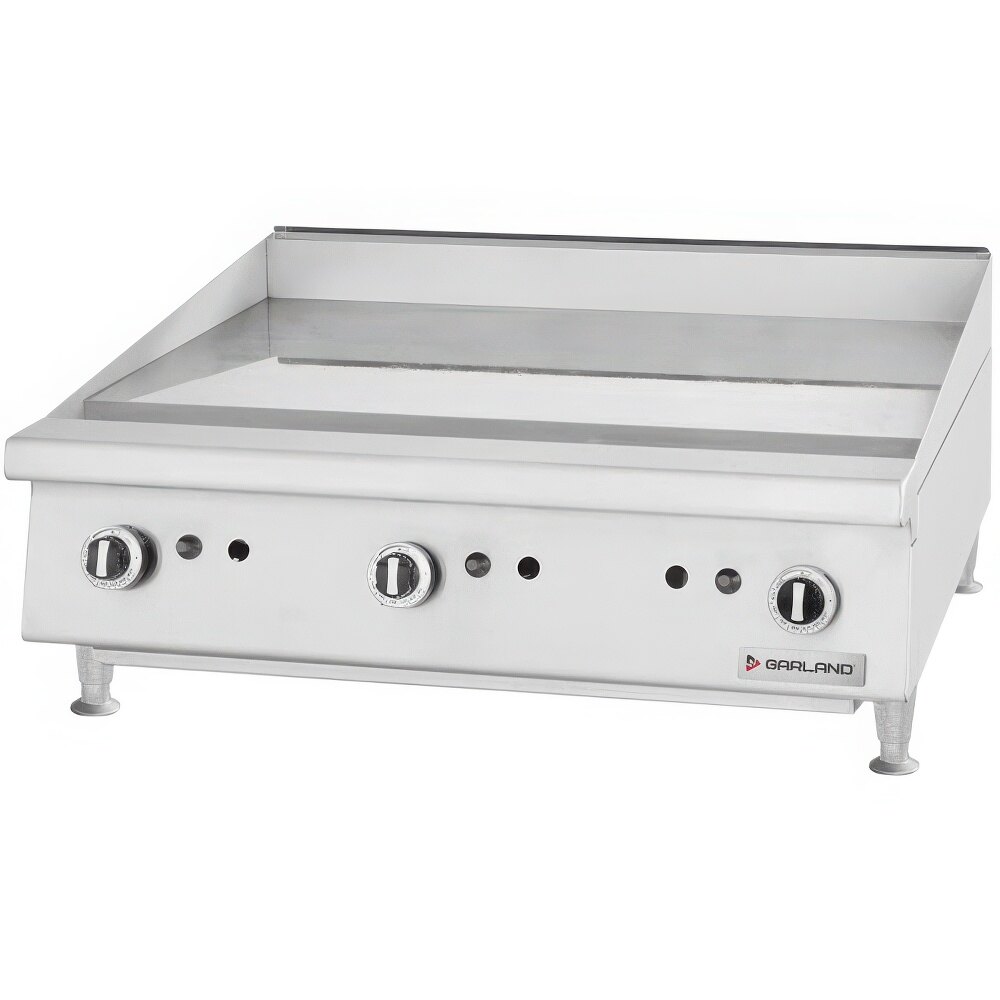 Garland GTGG36-GT36M 36" Natural Gas Chrome Plated Countertop Griddle ...