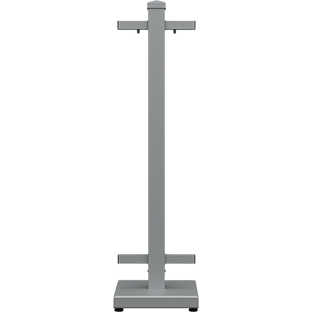 SelectSpace 10" x 10" x 36" Stock Gray Standard Straight Stand