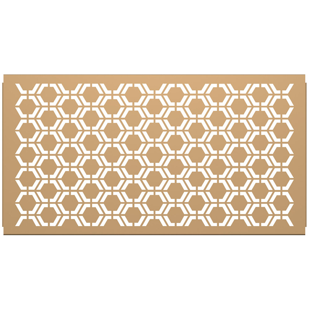 SelectSpace 5' Sand Hexagonal Pattern Partition Panel