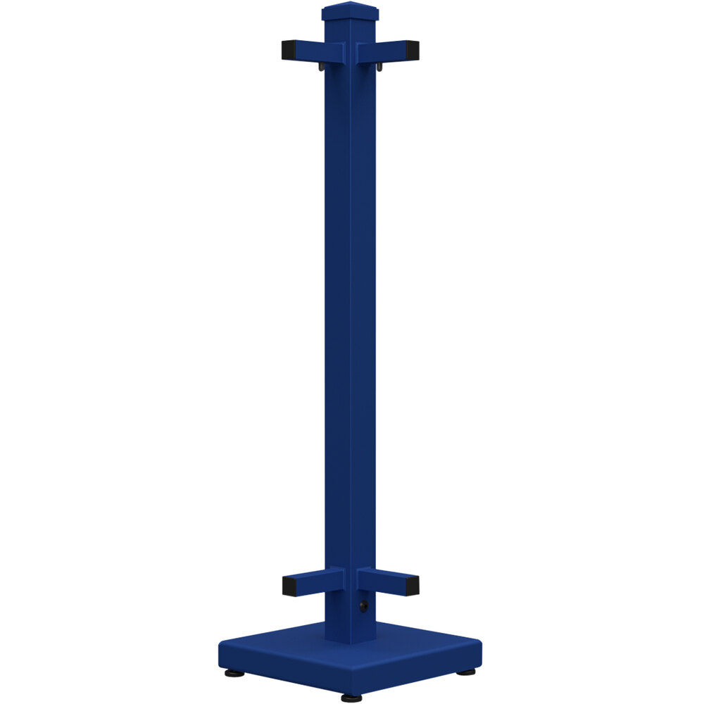 SelectSpace 10" x 10" x 36" Royal Blue Standard Corner Stand