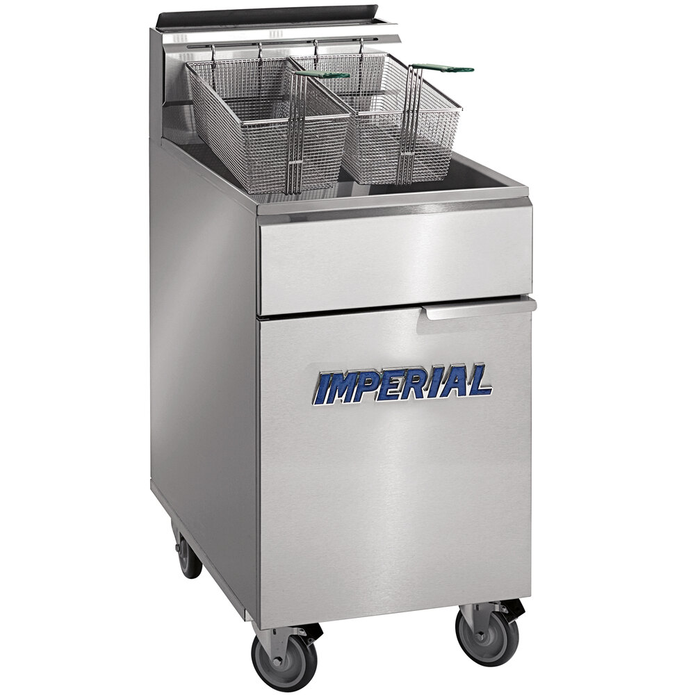Imperial Range IFS-75-OPLP Liquid Propane 75 lb. Open Pot Fryer ...