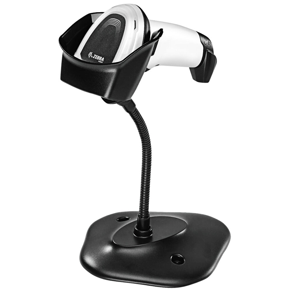 Zebra DS8108-SR6U2100SGW DS8108-SR White USB Scanner Kit with Stand
