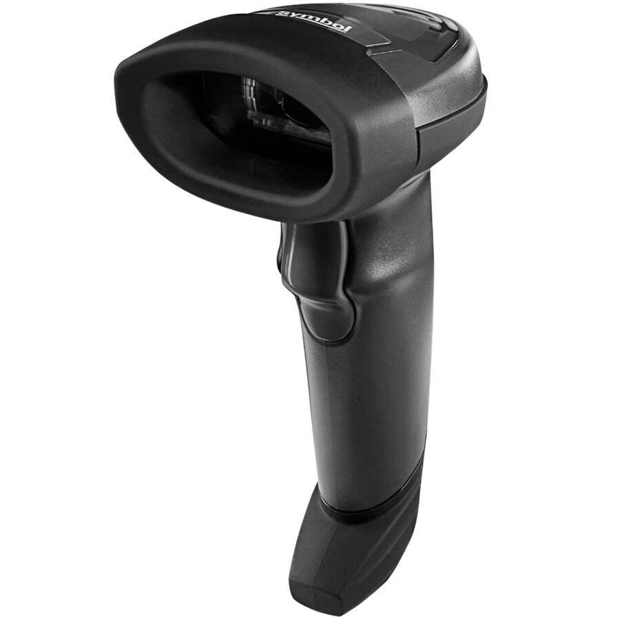 Zebra LI2208-SR7U2100SGW LI2208-SR Black USB Scanner Kit with Stand