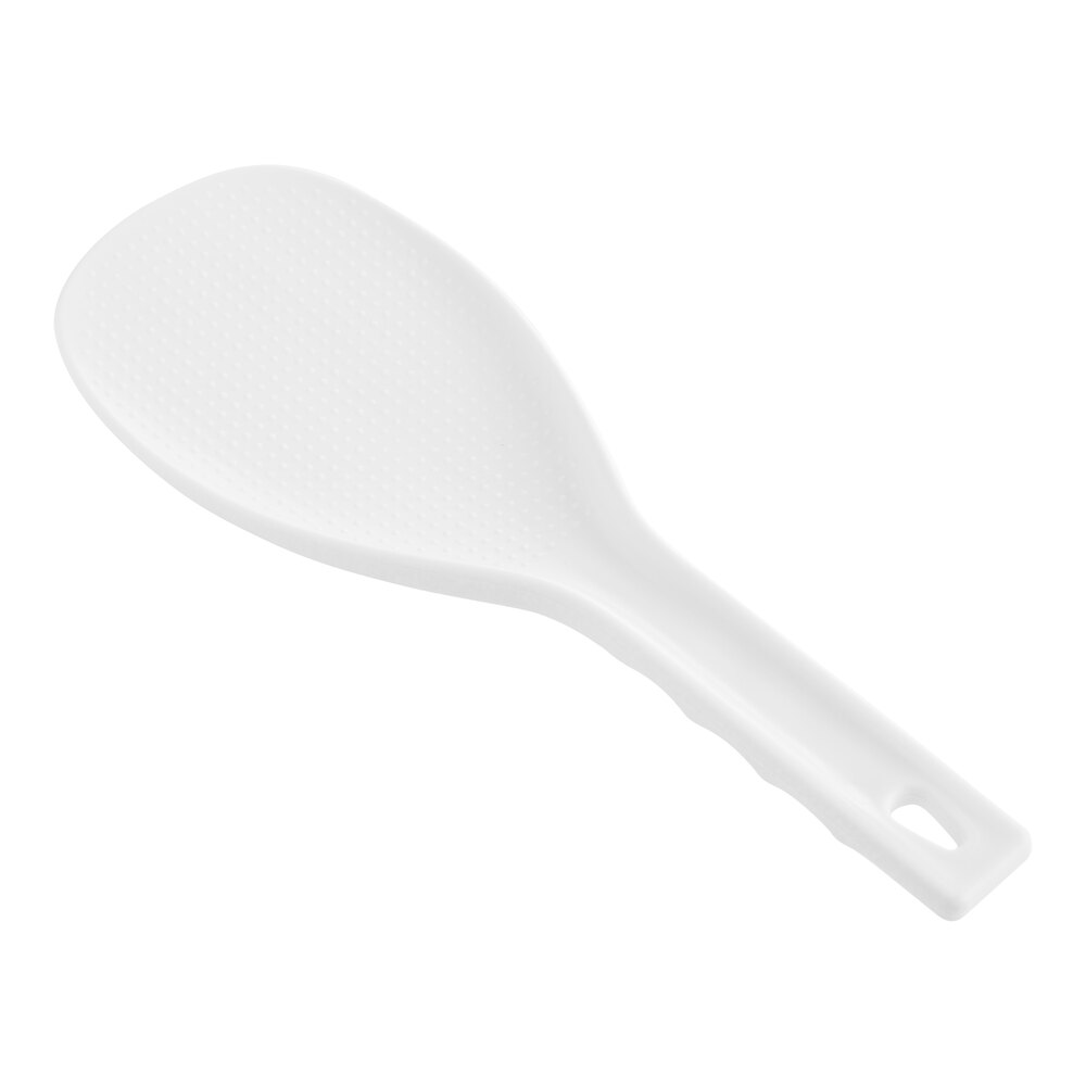 Choice 10 1/2" Solid Plastic Rice Paddle
