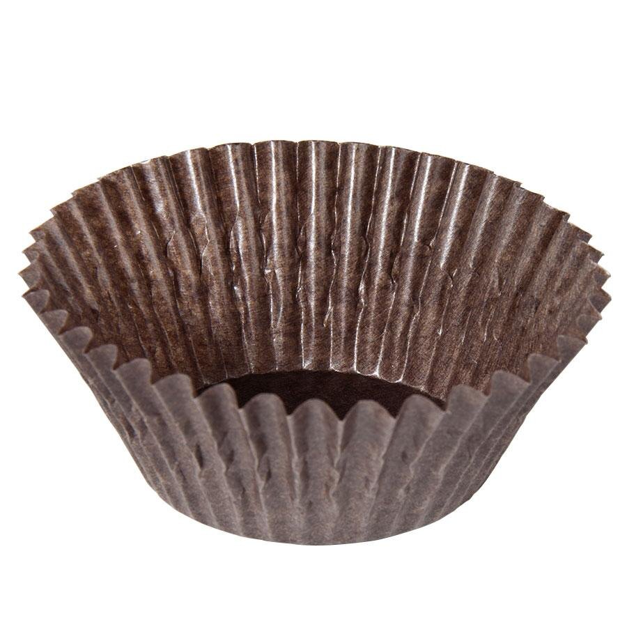 1 7/8" x 1 5/16" Glassine Baking/Candy Cups - 1,000/Pack