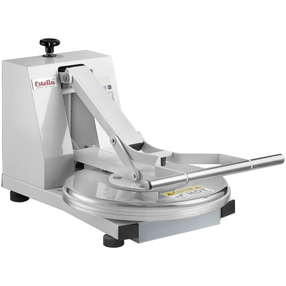 Estella DPC18P 18" Manual Clamshell Pizza Dough Press - 120V, 1200W
