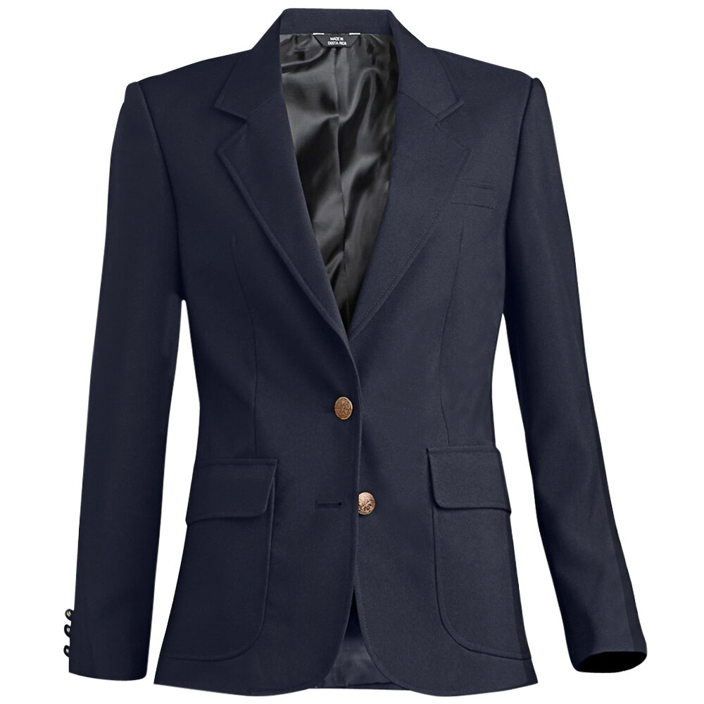 National Patrol Women's Customizable Navy Single Breasted Blazer - 16