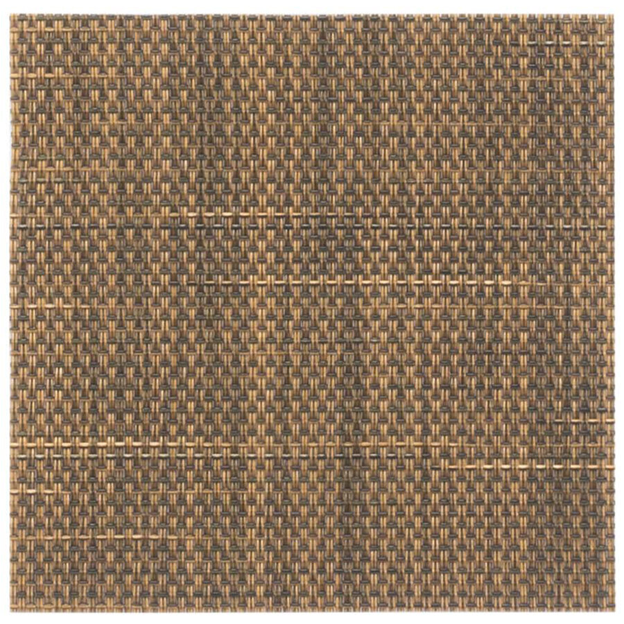 Front of the House Metroweave Copper Woven Vinyl Coaster - 12/Pack