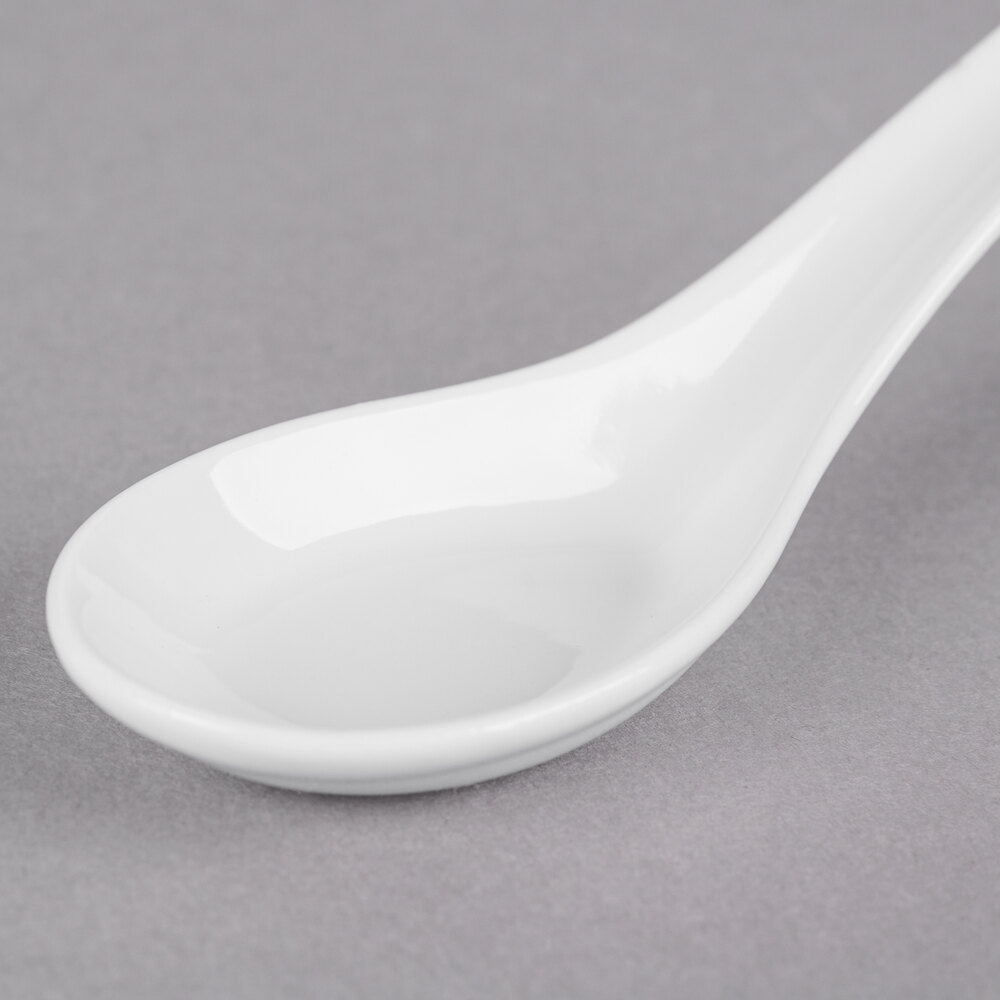 White Ceramic Chinese Soup Spoons Asian Wonton Soup Spoons 12 Pack White Ceramic Chinese Soup Spoons Asian Wonton Soup Spoons 12 Pack